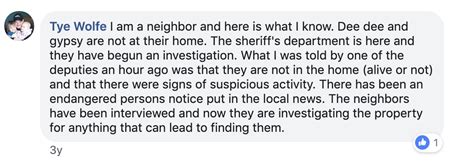 the act dee dee blanchard crime scene photo and facebook