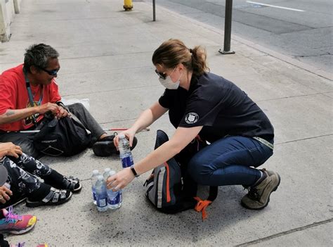 Person Helping Homeless