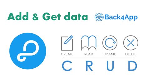 add and get data using parse server with back4app parse objects