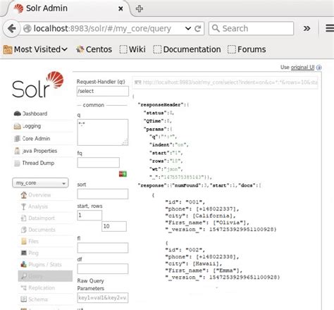 querying data in apache solr javatpoint