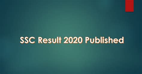 Ssc Result 2021 Published With Number Marksheet Info Fair 24