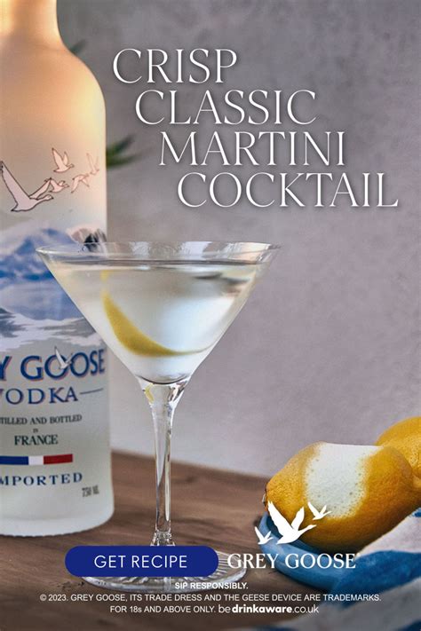 Enjoy Classic Dry Vodka Martini Cocktail A Cocktail Made With Grey