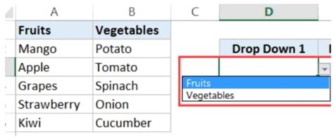 how to generate conditional drop down list in excel