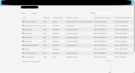 jquery styling datatables to not go out of screen stack overflow