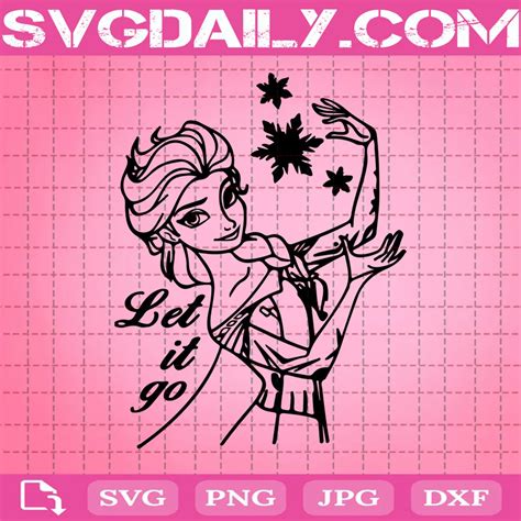 Elsa Let It Go Svg Svgdaily Daily Free Premium Svg Files