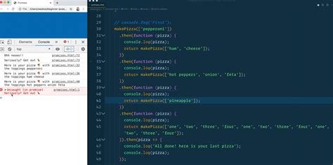 promises error handling beginner javascript wes bos