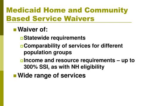 Ppt Medicaid Home And Community Based Long Term Care Trends In The