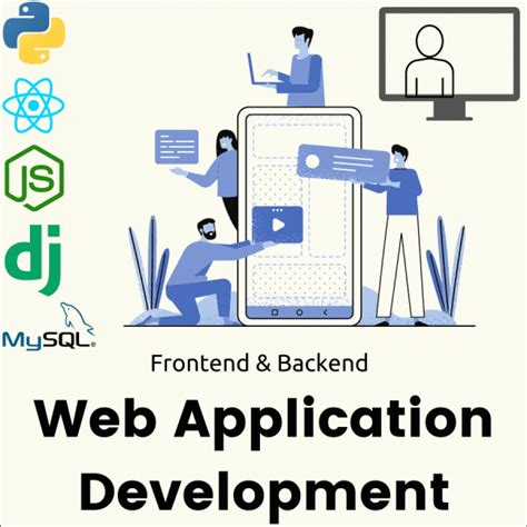 web application development with python django react js node js and