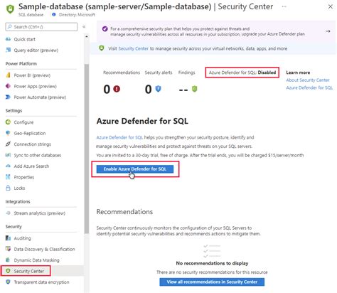 microsoft defender for sql azure sql database microsoft learn
