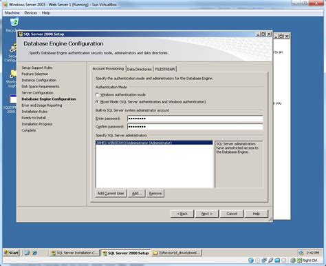 installing sql server express 2008 on windows server 2003 · james skemp