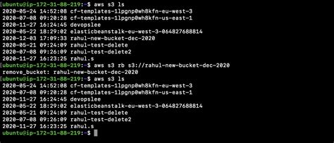 manage operations on s3 bucket using aws cli from the ec2 instance