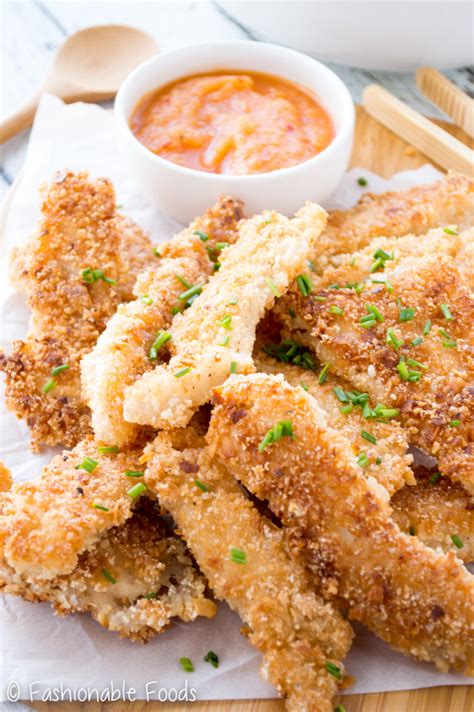 Crispy Coconut Chicken Tenders {with Sweet And Spicy Dipping Sauce