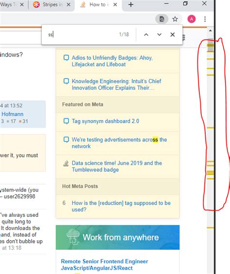 javascript how to mark browser scroll bar stack overflow