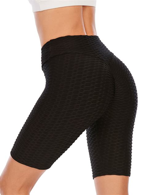Youloveit Women Yoga Shorts Biker Leggings Bike Shorts Scrunch Butt