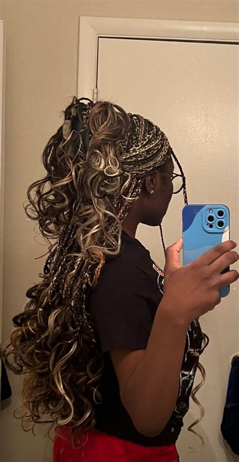 French Curl Braids Braids For Black Hair Goddess Braids Box Braids