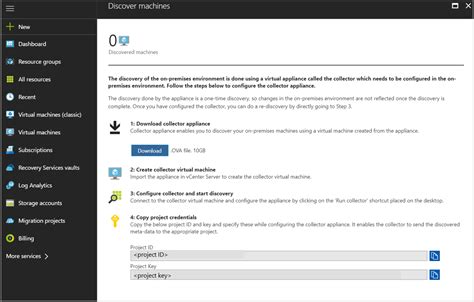 discover and assess on premises vmware vms for migration to azure with