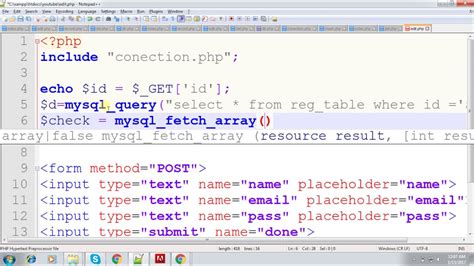 php mysql 2017 update php tutorial update data from database mujahid