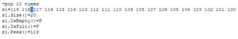 c pop method not giving expected output stack overflow