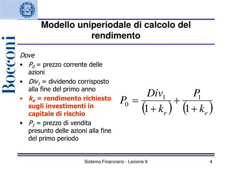 Ppt La Valutazione Dei Titoli Azionari Powerpoint Presentation Free