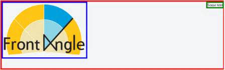 html trying to position div in horizontal layout stack