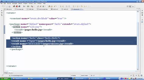 struts 2 mvc framework session 2 struts 2 simple example and