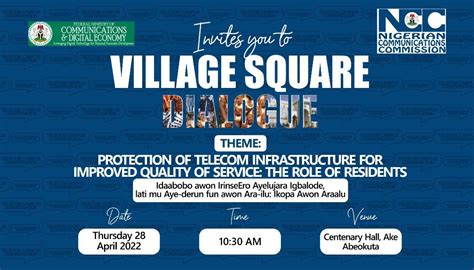 Ncc Moves Village Square To Abeokuta New Dawn Nigeria