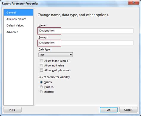 tips and tricks for sql bi report parameters in ssrs 2008