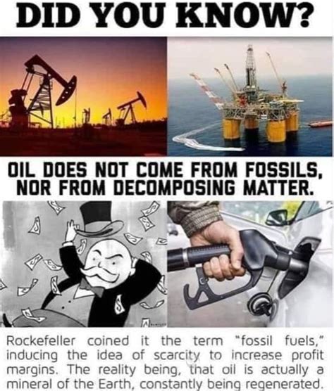 Viral Posts Should Dig Deeper For True Fossil Fuels Origin