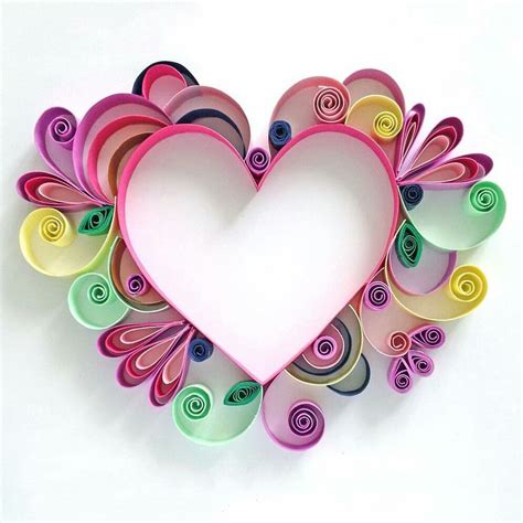Quilling Heart Template