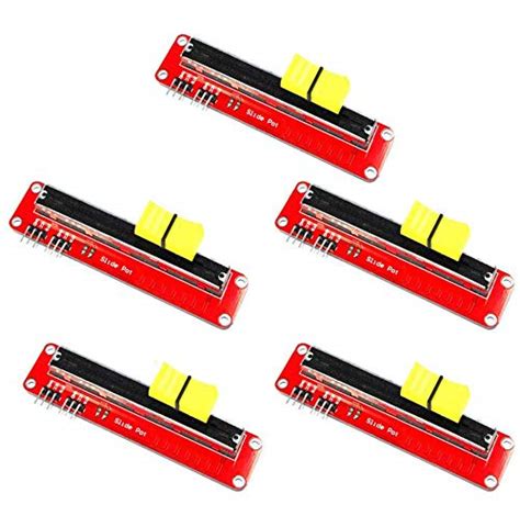 Buy Ximimark 5pcs 10k Linear Slide Potentiometer Module Analog Sensor 3