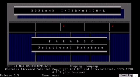 borland paradox windows 10 weever