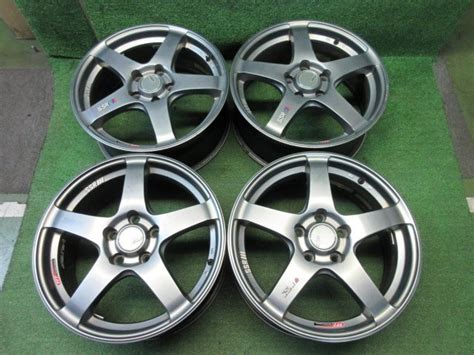 【傷や汚れあり】tanabe タナベ Ssr Gtv01 17インチ 17x7 0j Pcd114 3 50 5h 4本 2023 9 13
