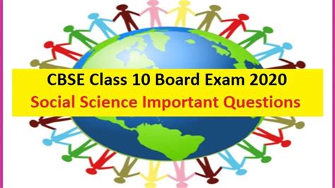 Cbse Class 10 Social Science Important Questions And Answers 2021 2022