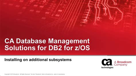 ca database management solutions for db2 for z os installing on