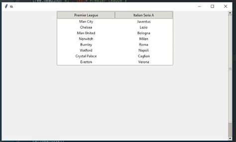 how to attach a vertical scrollbar to a treeview using tkinter