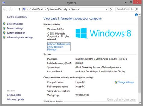 what is system properties