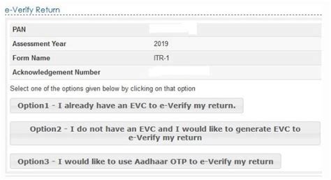 Step By Step Process To E Verify Itr Without Logging Into E Filing Account