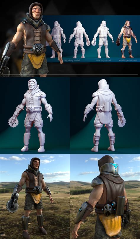 3d Characters For Mobile Games Work From A Freelancers Portfolio