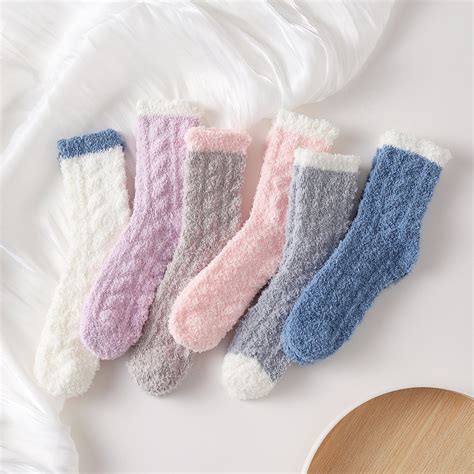 Fuzzy Socks For Women Warm Soft Fluffy Socks Thick Cozy Plush Sock