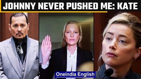 Kate Moss Denies Amber Heard Claims Of Johnny Depp Pushing Her