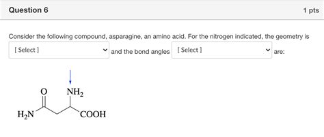 Solved 1 Pts Question 6 Consider The Following Compound