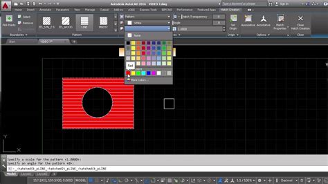 el comando hatch en autocad 2016 youtube