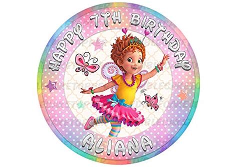 Cakecery Fancy Nancy Edible Edible Cake Topper Image Personalized