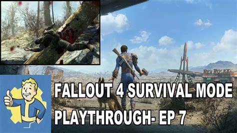 Fallout 4 Survival Mode Playthrough Modded Ep 7 I Suck At Survival