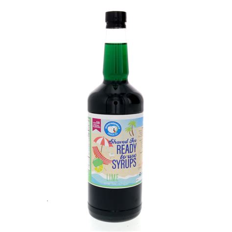 Lime Hypothermias Hawaiian 🍧 Snow Cones Flavor Syrups For Drinks 🌺