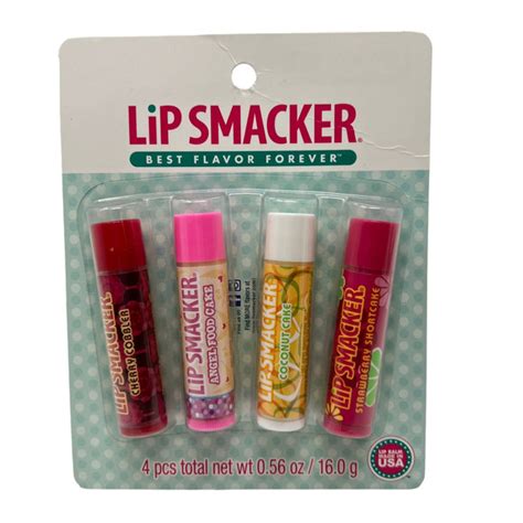 Lip Makeup Lip Smacker 4 Pc Delicious Desserts Lip Collection Best