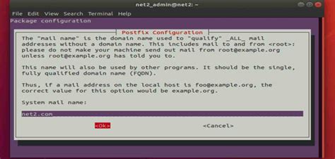 how to setup postfix mail server on ubuntu using squirrelmail