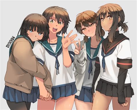 吹雪 艦隊これくしょん 初雪 艦これ 深雪 艦これ 白雪 艦これ 「ブッキー型 」 Darek Ergot Makのイラスト