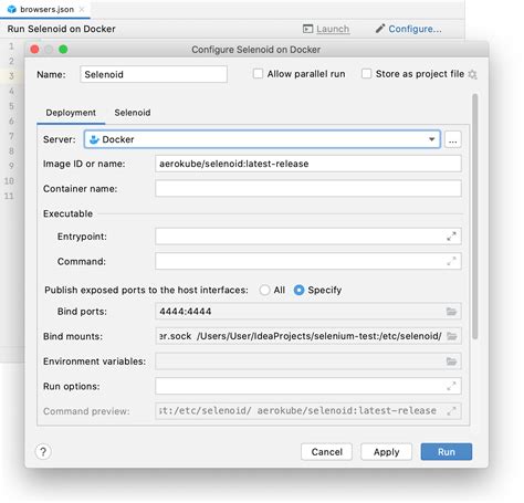 selenium intellij idea documentation
