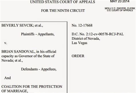 nevada ninth circuit court sets september date for marriage hearing